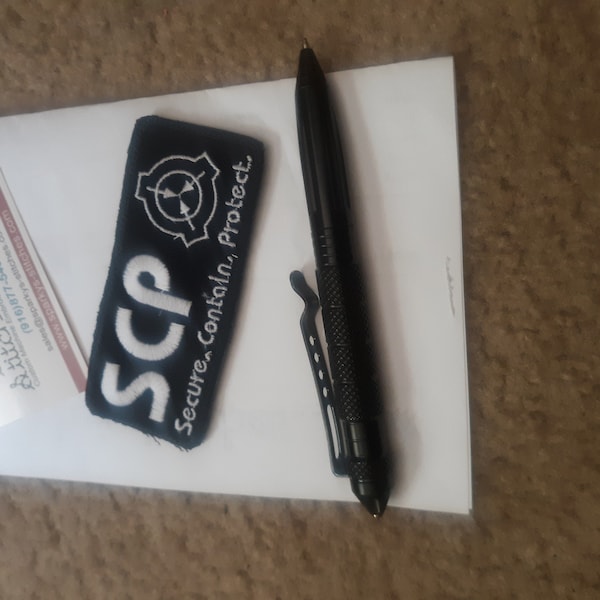 SCP Slogan Patch - Etsy