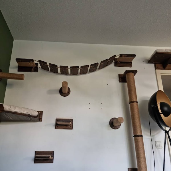 Cat Steps Set, Cat Shelves, Wall Mounted Cat Shelf, Cat Wall Climbing ...