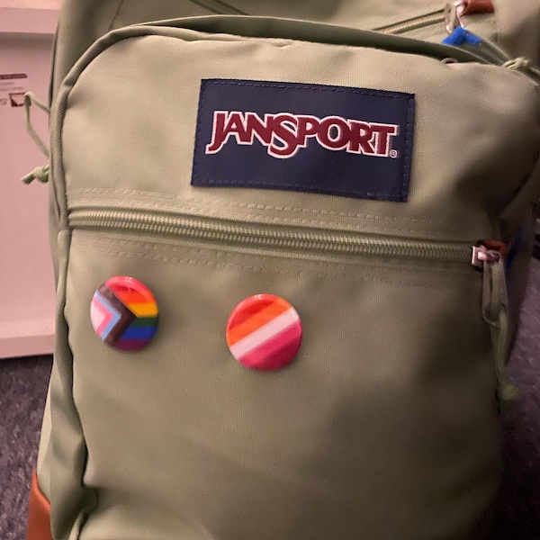 Polyamorous Pride Flags 1.25 Inch Accessories Pins, Magnets, Keychains ...