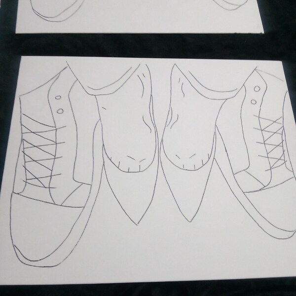 Canvas Printable Easy/ Pre Drawn Outline Canvas/ DIY Canvas/ Party ...