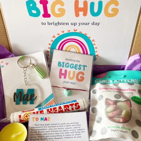 Personalised Hug in a Box | Letterbox Gift | Happy Birthday | Get Well ...
