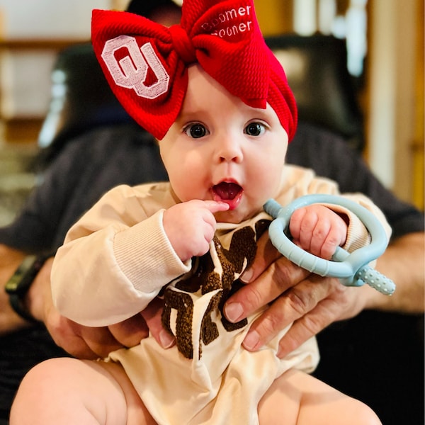 Game Day Baby Headwrap Bow - Etsy