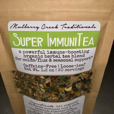 Super Immunitea Organic Loose-leaf Medicinal Herbal Tea for the ...