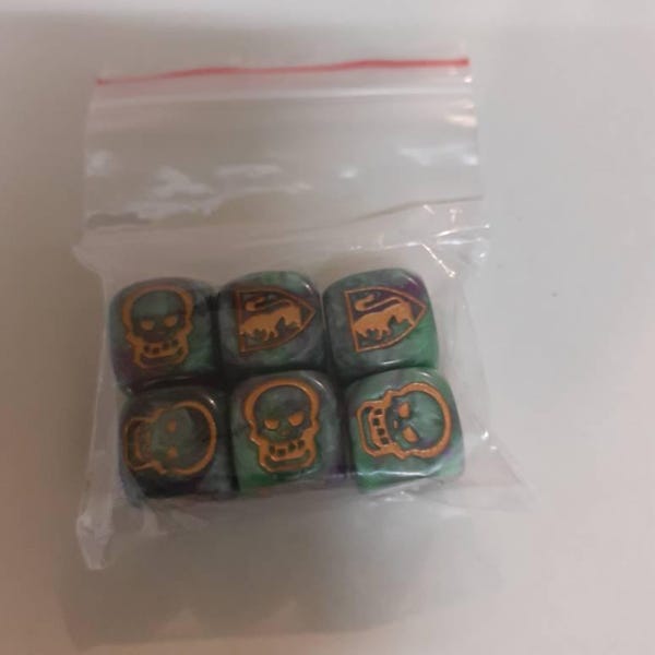 Heroquest Dice Set – Custom Engraved Acrylic Dungeon Crawler Dice - Etsy