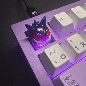 Gengar Resin Keycap,pokemon Keycap,custom Pokemon Keycaps Artisan,anime ...