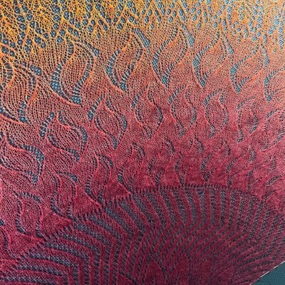 Silky Lace 100gm Gradient Dyed Laceweight Silk/wool Blend Yarn. Mischka ...