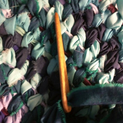 Oval Toothbrush Rag Rug/pet Bed/basket Pattern Digital - Etsy