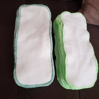 Hemp Organic Cotton Fleece Diaper Inserts 3 X 9 Chicory and - Etsy