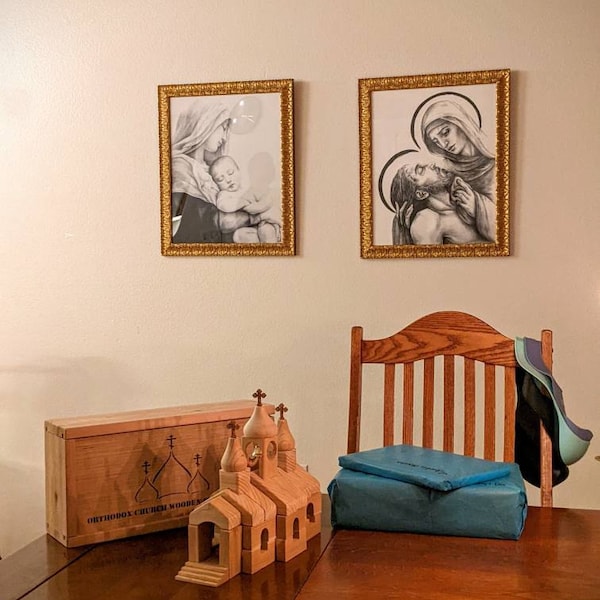 Orthodox Church Wooden Block Building Set. Handmade Educational Toy. - Etsy