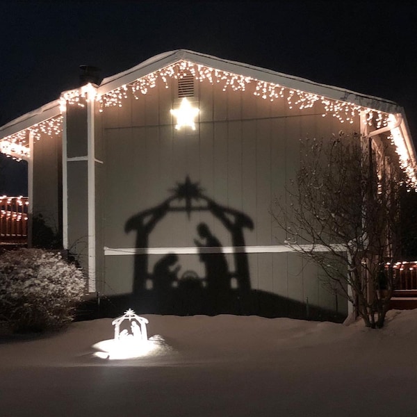Nativity Scene Shadow Caster - Etsy