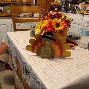 3D Turkey Centerpiece Thanksgiving Turkey Centerpiece Table - Etsy