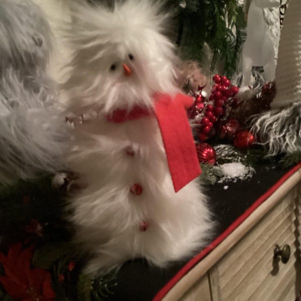 Frazzled Snowman - Etsy