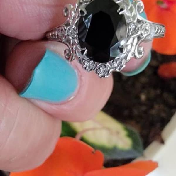 2.55cts Alexandrite Gemstone Engagement Ring, Alex Stone Ring, Bridal ...