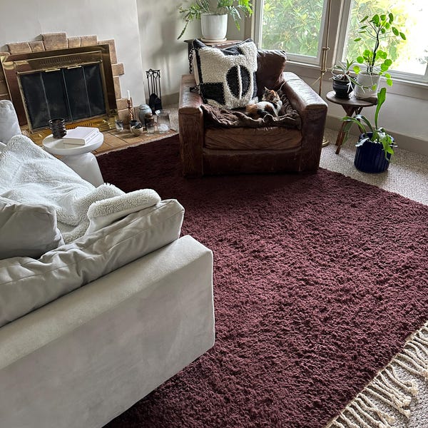 Moroccan Cobalt Blue Rug Moroccan Solid Rug Beni Ourain Rug Berber ...