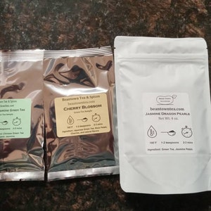 10 Tea Samplers Variety Gift Pack. All Natural Gourmet Whole Leaf Tea ...