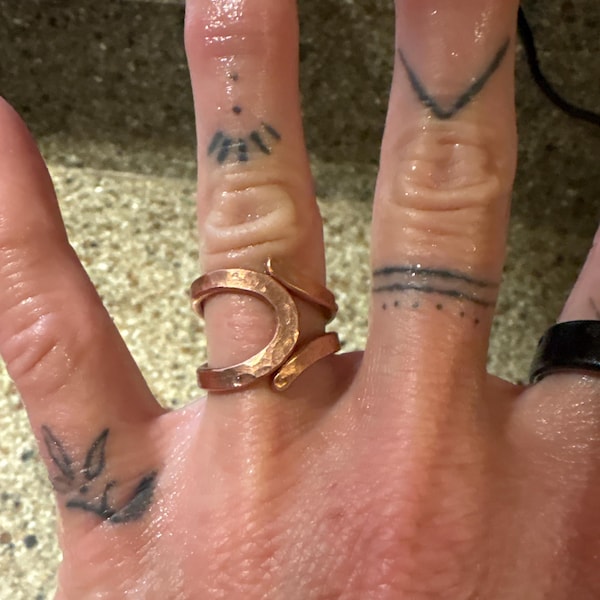 Textured Copper Band Rings | Pure Copper Rings | Arthritis Rings | Gift ...
