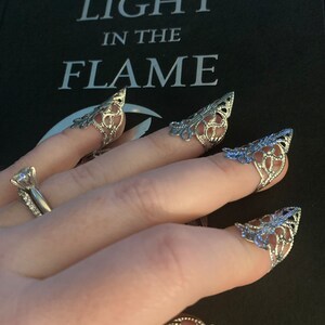 Nail Ring Claws, Finger Armor Set Wudu Nails Rings, Fingertip Ring ...