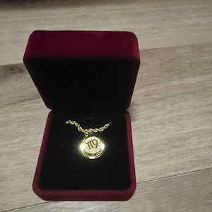 Gold Bubble Initial Necklace - Etsy