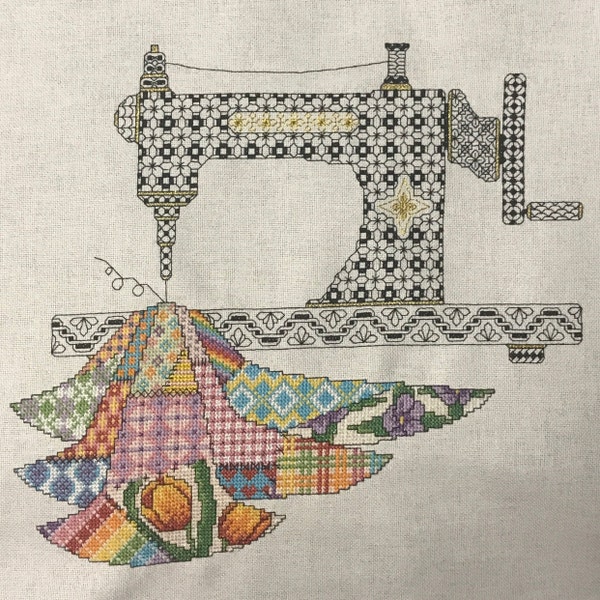 Tudor Rose Blackwork and Cross Stitch PDF Download Pattern - Etsy