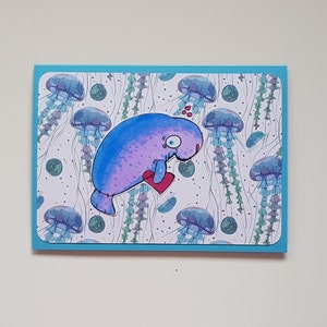 Instant Download, Printable Digital Stamp, DST Salmon - Etsy