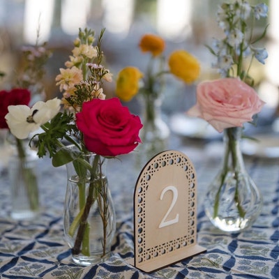Boho Wedding Table Numbers, Arch Wood Table Numbers, Wood Table Numbers ...
