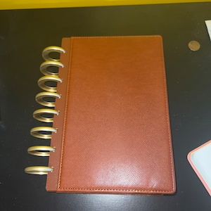 Custom Stamped Cardstock Discbound Dividers Pink-black-blue-red Foiled ...