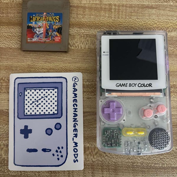 Custom Q5 IPS LED Logo Xl BACKLIT Funnyplaying Nintendo Gameboy Color ...
