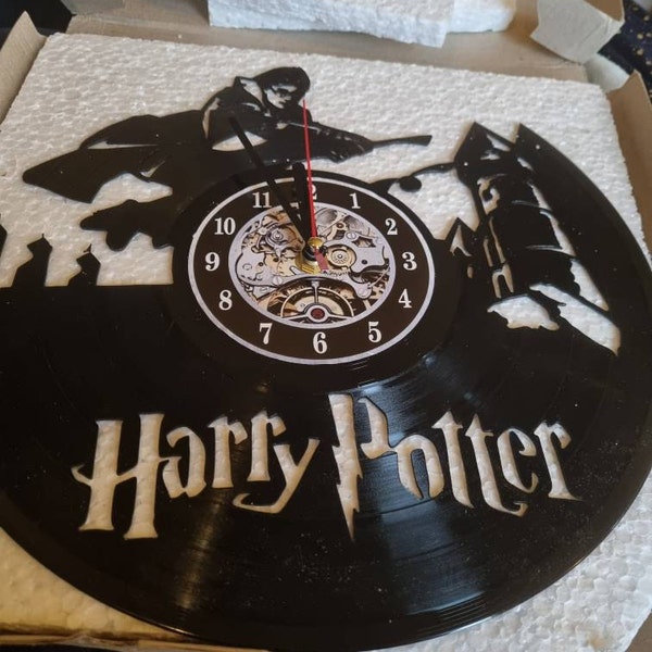 Wizard World Vinyl Record Unique Clock Children Room Wall Art Movie ...
