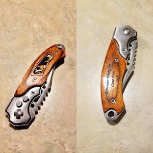 Keepsake Knife, Memory Flower Knife, Personalized Knife, Flower Petal ...