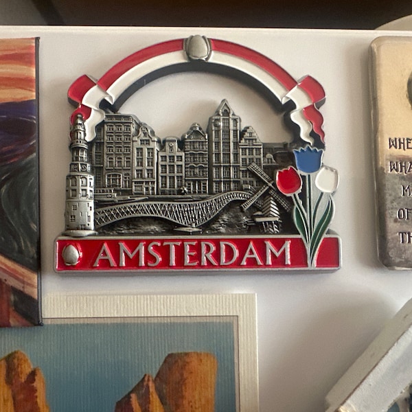 3D Metal City Fridge Magnets: Unique Travel Souvenir Gift - Etsy