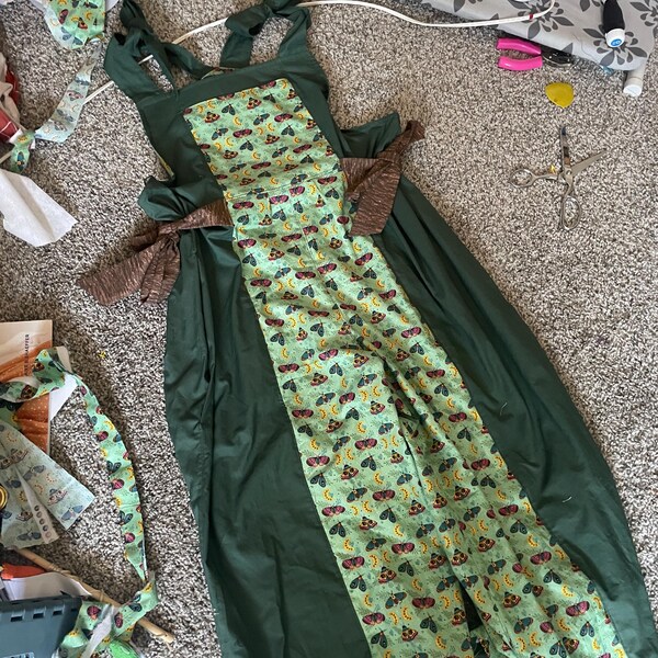 Side-tie Dungarees PATTERN - Digital Pdf + Video Tutorial, Overalls ...