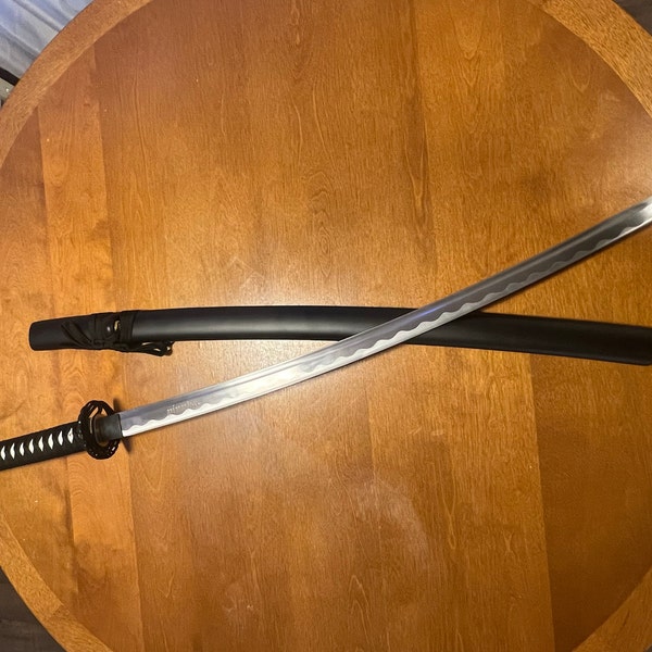 Monogram Custom Japanese Katana, Personalized Sword, Engraved Sword ...