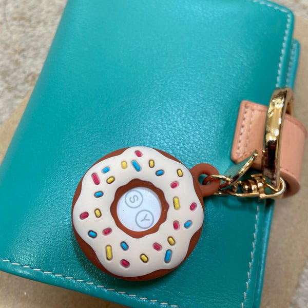 Protective AirTag Donut Silicone Case for Apple AirTag Case Keychain ...