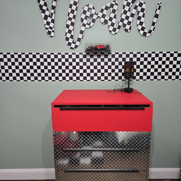 V2 6 Car Tilted Bburago 1:43 1/43 F1 Formula 1 Race Car Display Stand W ...