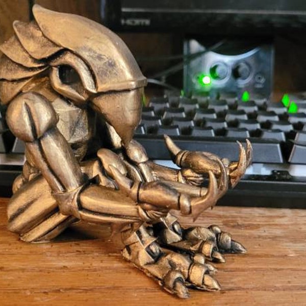 Metroid Prime / Zero Mission Chozo Torizo Statue - Black and Weathered ...