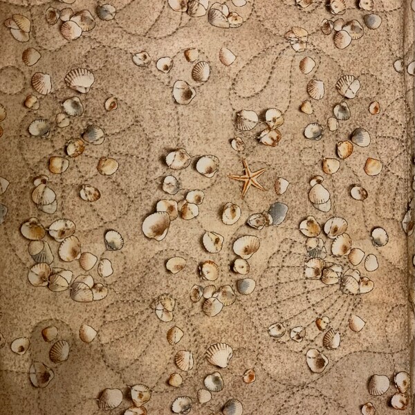 Seashells Quilting Embroidery Design. Edge to Edge Sea Shell Machine ...