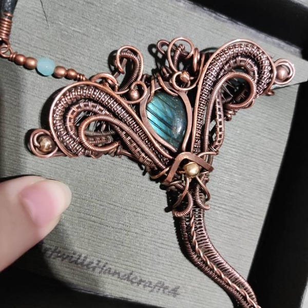 Evelyn Wire Wrap Pendant Tutorial : Step by Step Instructions for Wire ...