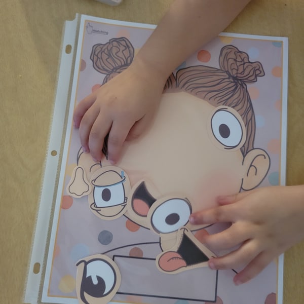 Emotions Activity for Kids Girl Version Printable Toddler Feeling Chart ...