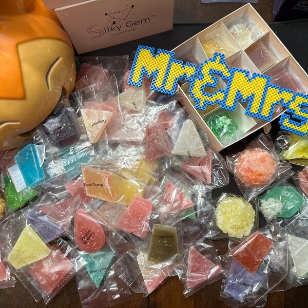 Edible Treasure Box, Kohakutou Candy Box, Crystal Candy, Edible Gem ...