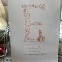 Peter Rabbit Fingerprint Tree Print Beatrix Potter Print Peter Rabbit ...