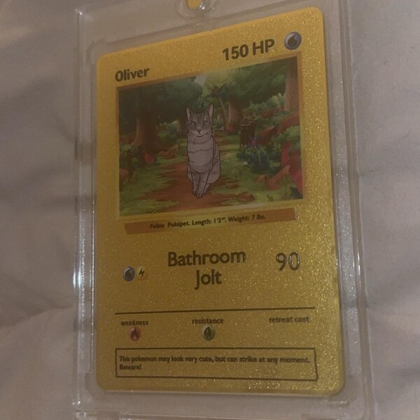 Custom Pet Portrait, Custom Dog Portrait, Custom Pokemon Cards ...