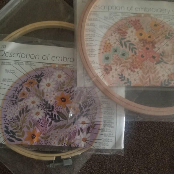 Sunflower Punch Needle Kit for Beginner, Beginner Punch Needle Kit With ...