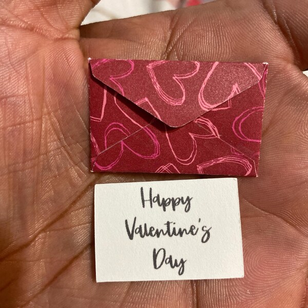 Letter Mini Cards // Blank Cards // Enclosure Cards // Love Note ...