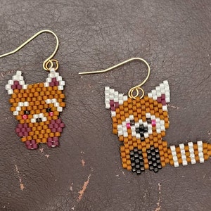 Stegosaurus Dinosaur Brick Stitch Bead Pattern, DIY Beaded Earring ...