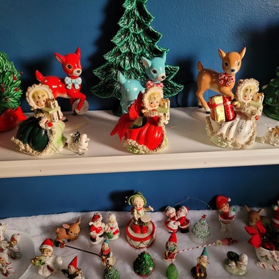 German Goose Feather Christmas Tree US Zone Germany 1940s Original ...