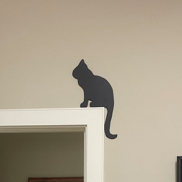 Wood Cat Door Topper (four Poses) - Etsy