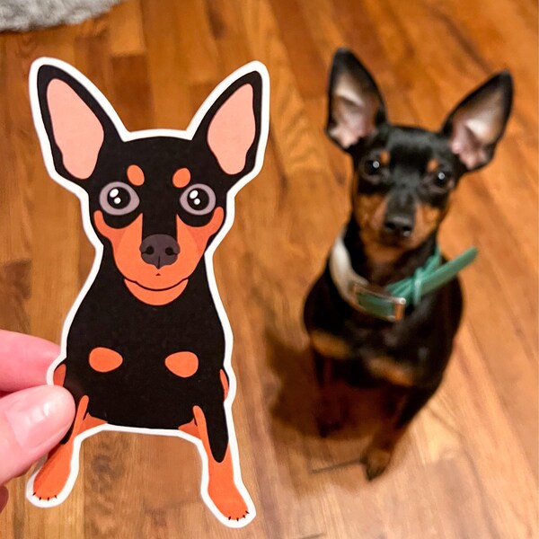 Nintendo Super Mario Inspired Min Pin Brothers Miniature Pinscher Large ...