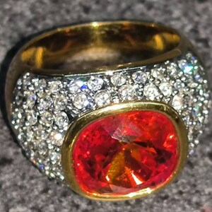 Beautiful Vintage Large Necklace Plus Stunning Large Bracelet & Earrings - Etsy