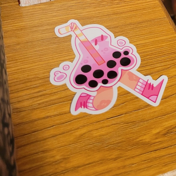 Boba Ghost Waterproof Stickers! - Etsy