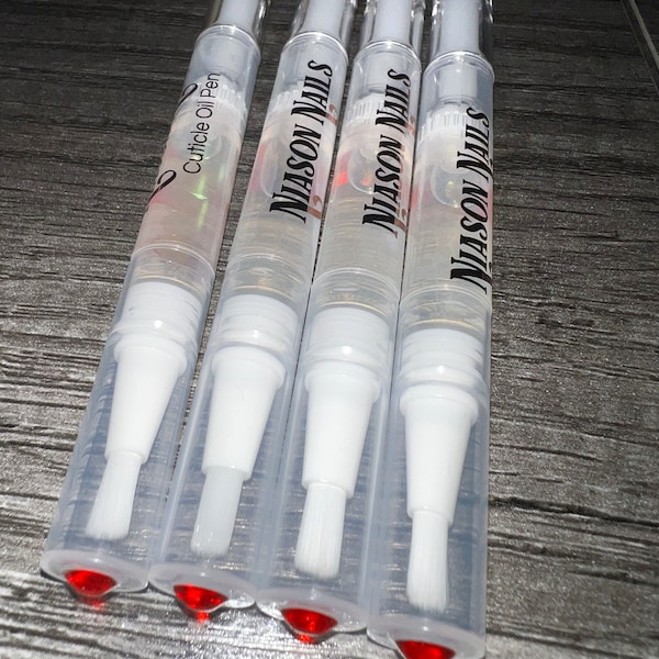 Custom Clear Foil Cuticle Oil Pen Labels - Etsy